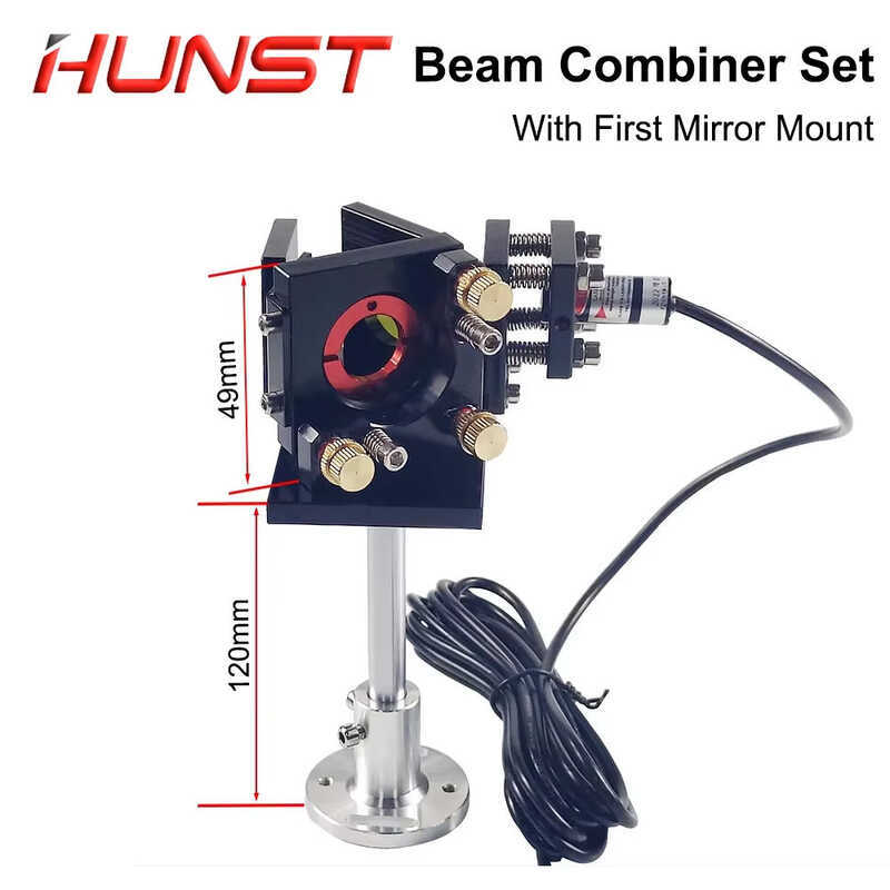 Hunst Beam Combiner Set 25Mm Laser +Mirror Mount + Red Pointer For Co2 ...
