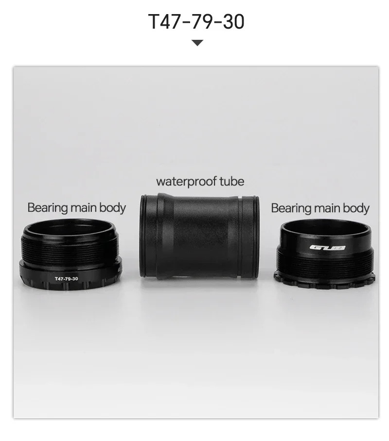GUB Bicycle Bottom Bracket Bike T47 Threaded BB Ceramic Bearing for ...