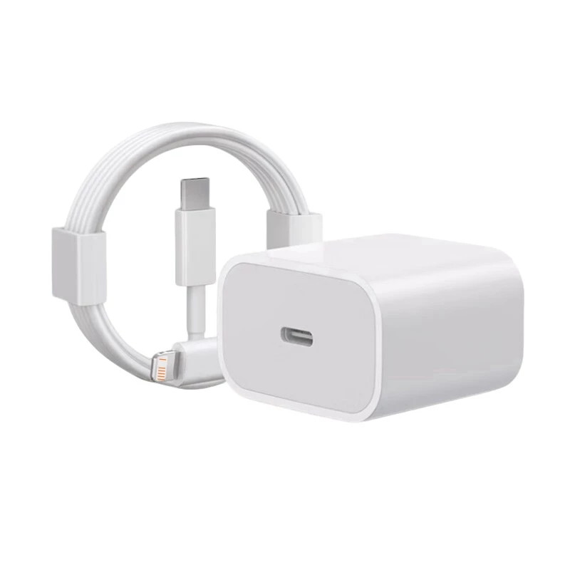 20W Fast Charger USB-C Power Adapter With USB PD Cable Cord US Plug ...