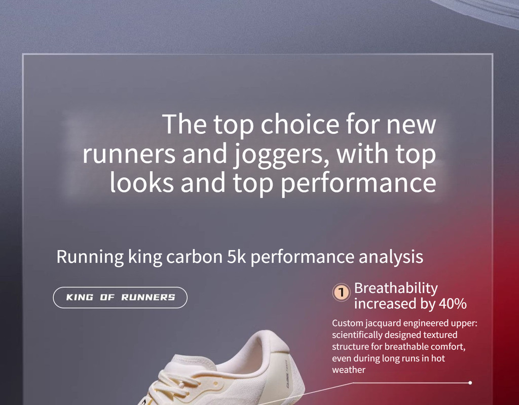 CAMEL CROWN Men's Carbon 5K Running Shoes - Anti-slip and Breathable ...
