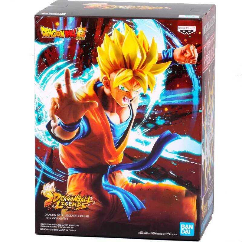 Bandai Genuine Dragon Ball Anime Figure Son Gohan LC Action Figure Toys ...