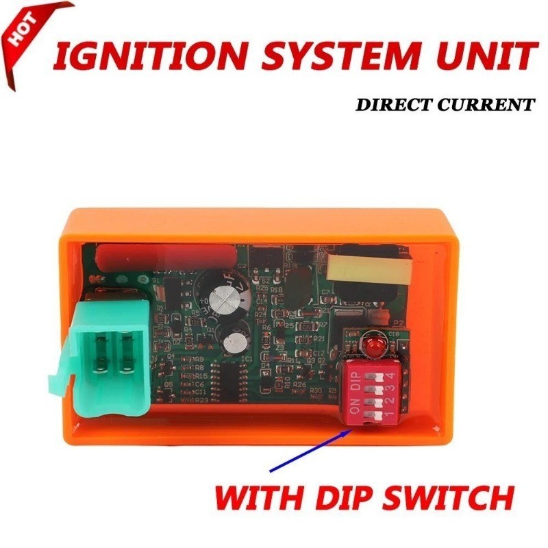Motorcycle CDI Ignition Box with Adjustable Speed Limit 4 PIN ...