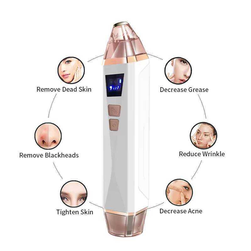 USB Rechargeable Blackhead Remover Portable Nose Facial Sensitive Skin ...