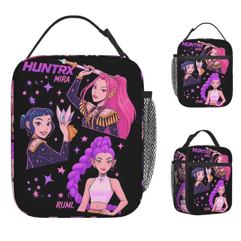 Girls Huntrix I Zoey Mira Lunch Kpop Demon Hunters Lunch Box Unisex ...