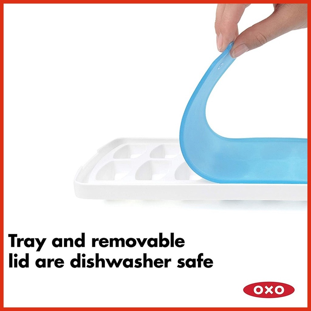 ∈ OXO Houseware Good Grips Silicone No Spill Ice Cube Tray | Shopee ...