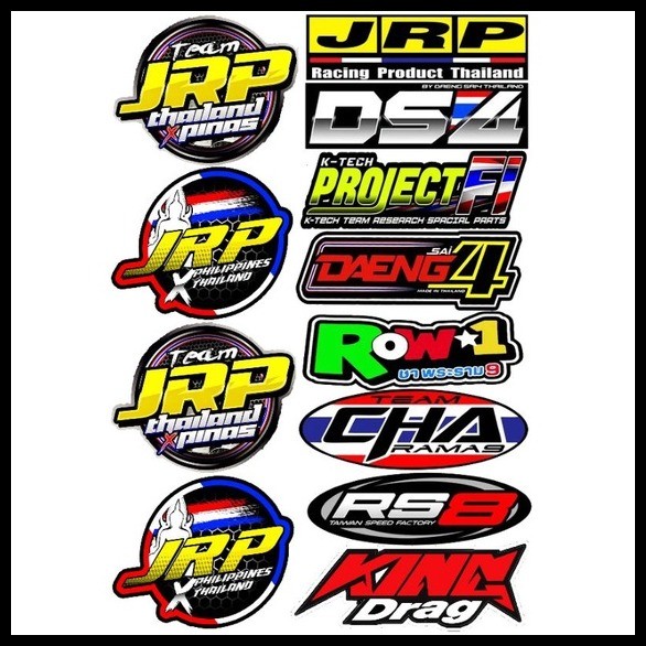 jrp sticker set in a4 size waterproof laminated | Shopee Philippines