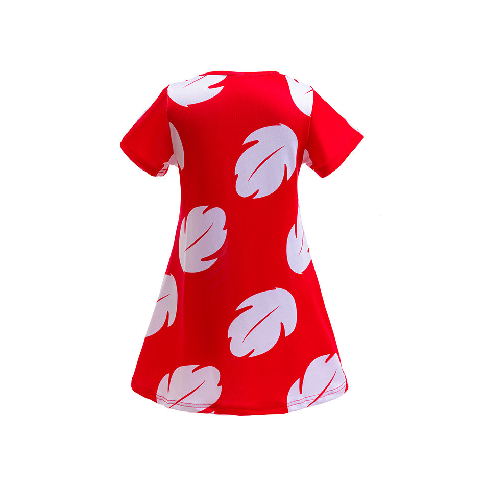 New Model Lilo Stitch Cos Clothes Role Playing Lilo Girls' Short ...