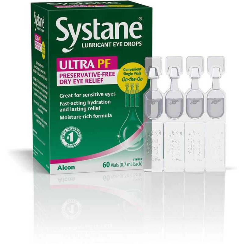 Systane Ultra PF Lubricant Eye Drops, 60 Count (Pack Of 1) PACKAGING ...