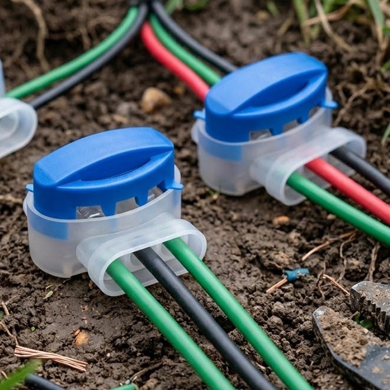 [Quick] 10-2Pcs 3-Way Quick Wiring Terminal - Splicing Butt - Quick ...