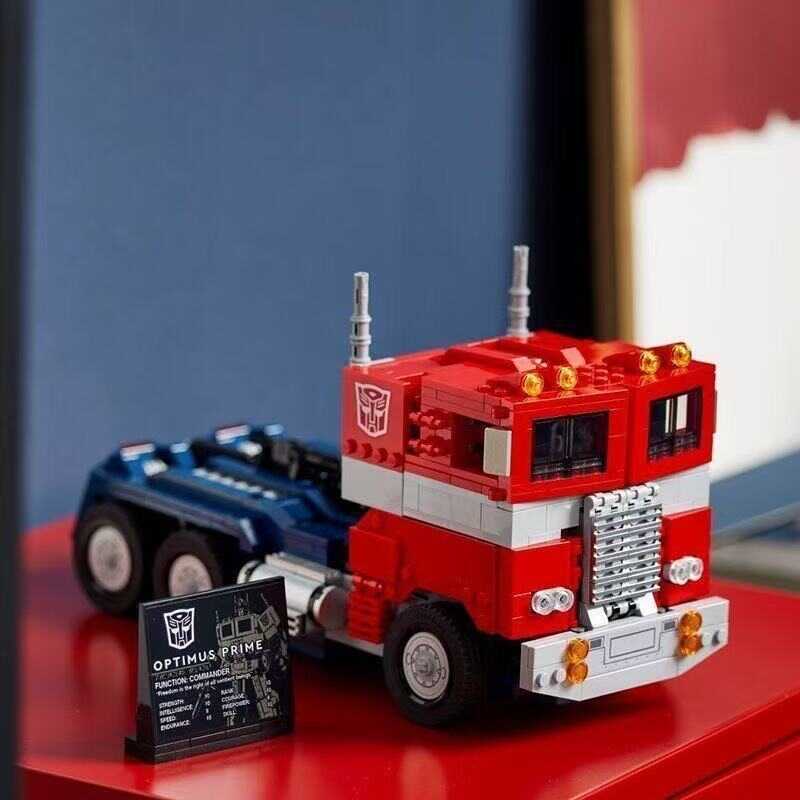 Compatible With LEGO Transformers Optimus Prime Robot Mech Assembly ...
