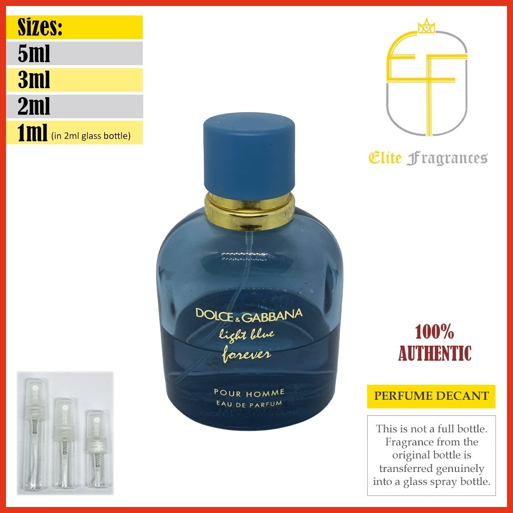 DECANT D٤G Light Blue Forever for men | Shopee Philippines