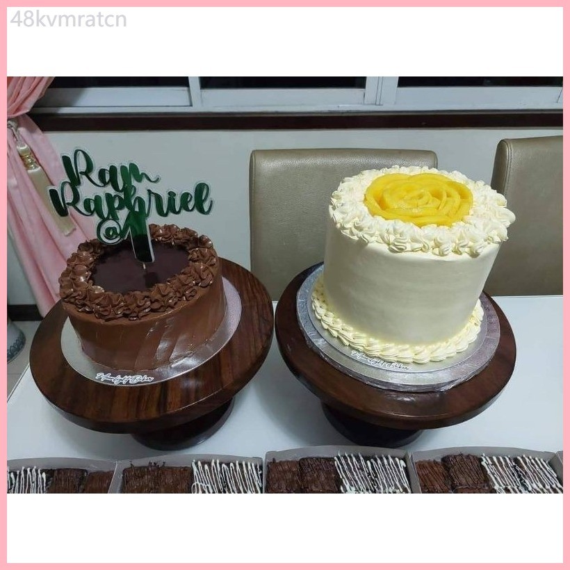 durable instock wooden cake hardwood 12 inches round | Shopee Philippines