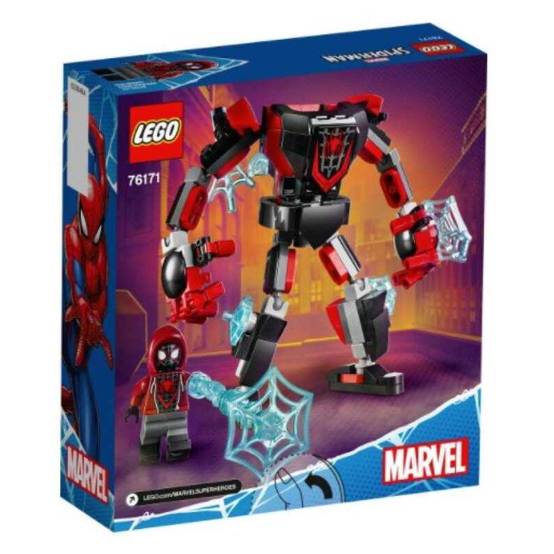 76171 Marvel Miles Morales Mech Armor 125Pcs 7+ LEGO Block Toys ...