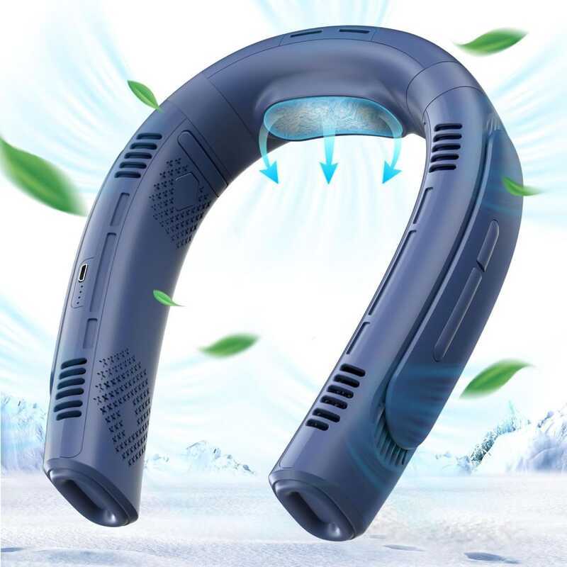 ZUZG Portable 4000Mah Ultra-Long Life 3D Airflow Wearable Air ...