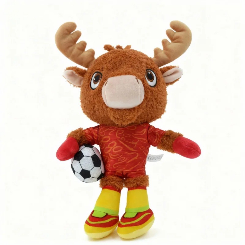 Football Mascot Plush Toy Football 2026 World Cup Moose Panda Eagle ...