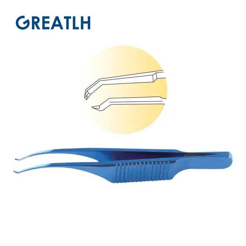 Tweezers 75Mm Forceps With Tying Platforms Colibri Toothed Forceps ...