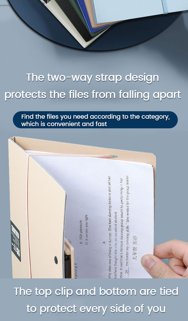 Foldable Clipboard Folder A4 To A5 Portable Clip Board Paper Storage ...