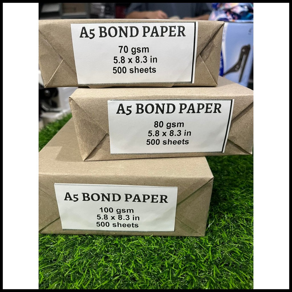 A5 A6 Bond Paper Machine Cut for Notebook Journals Notepads 70gsm 80gsm ...