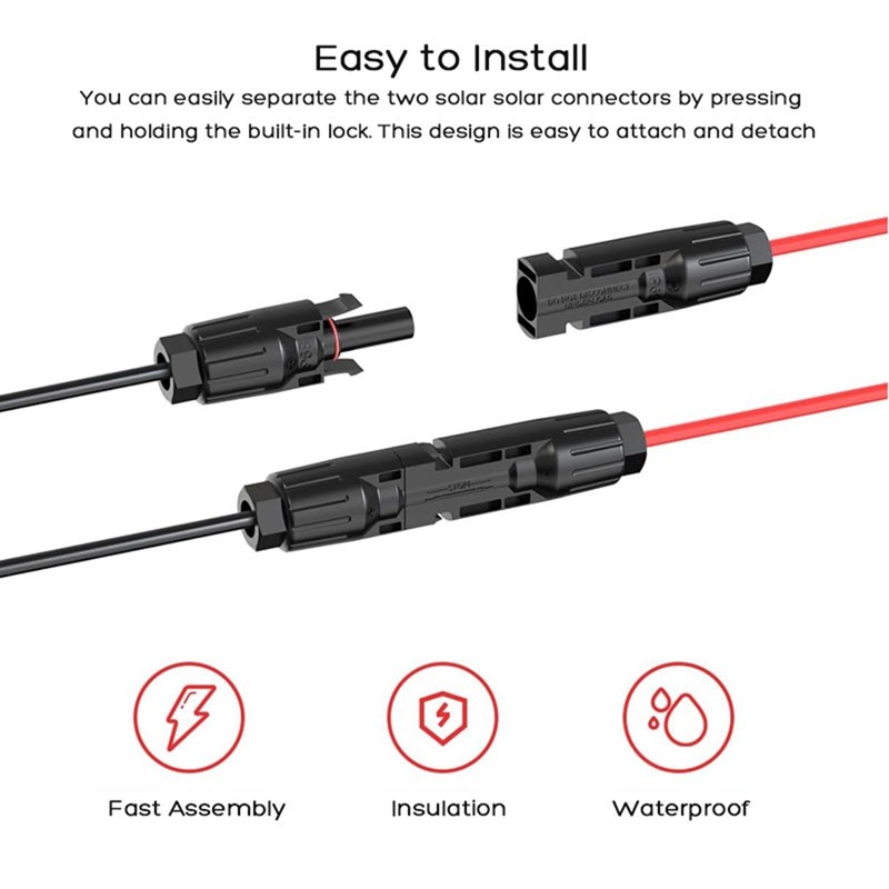 Solar to for XT60 Cable Pure Copper 12AWG Extension Portable Flexible ...