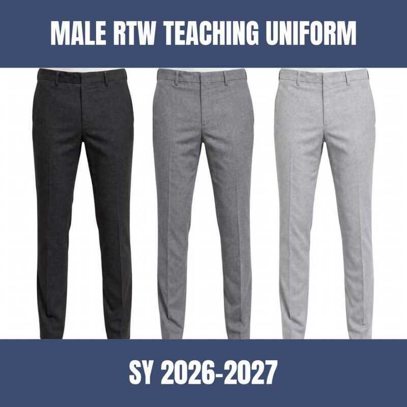 [ Ready-To-Wear ]Deped Pants For Male Teaching Uniform | Shopee Philippines