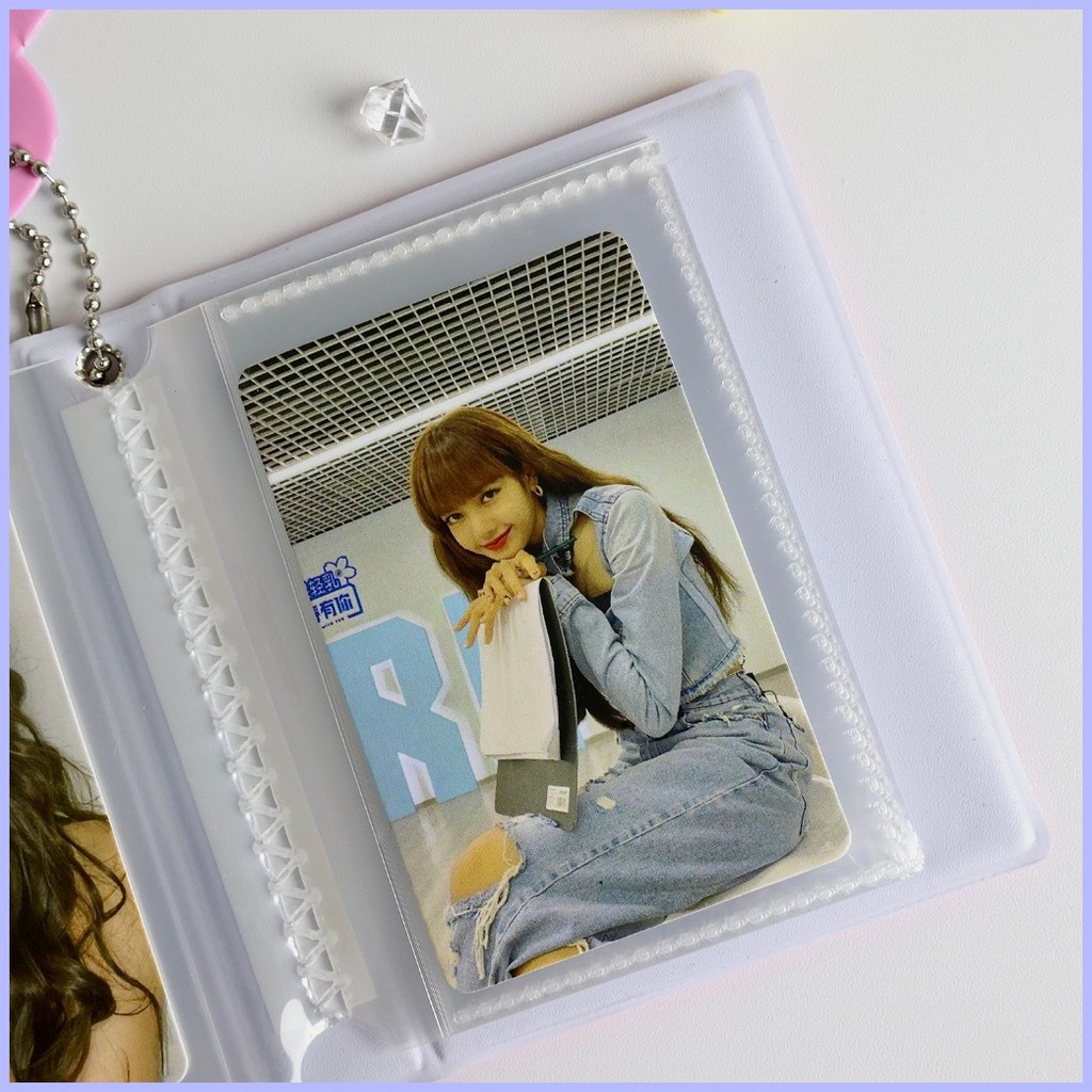 ⚾︎ Solid color polaroid card book/three-inch small card idol collection ...