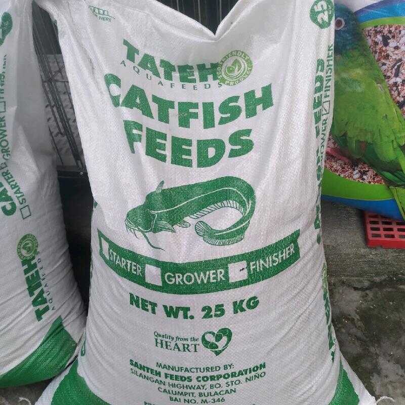 3 02C Catfish/Hito FLOATING PELLETS Tateh For Aquaculture| Feeds Starter, Grower And Finisher ...