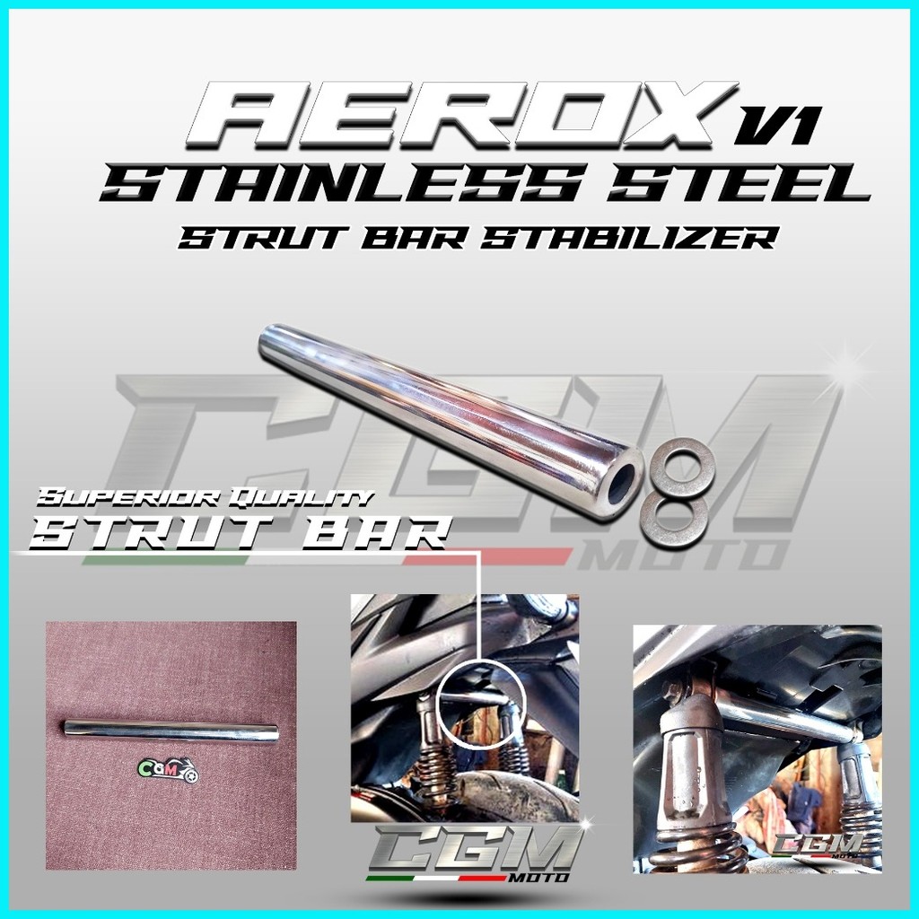Stainless Strutbar for Aerox V1 & V2 SturtbarStabilizer Bar for Aerox ...