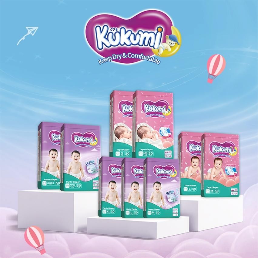Kukumi Diaper Tape 50pcs Free Shipping Breathable And Super Absorbent ...