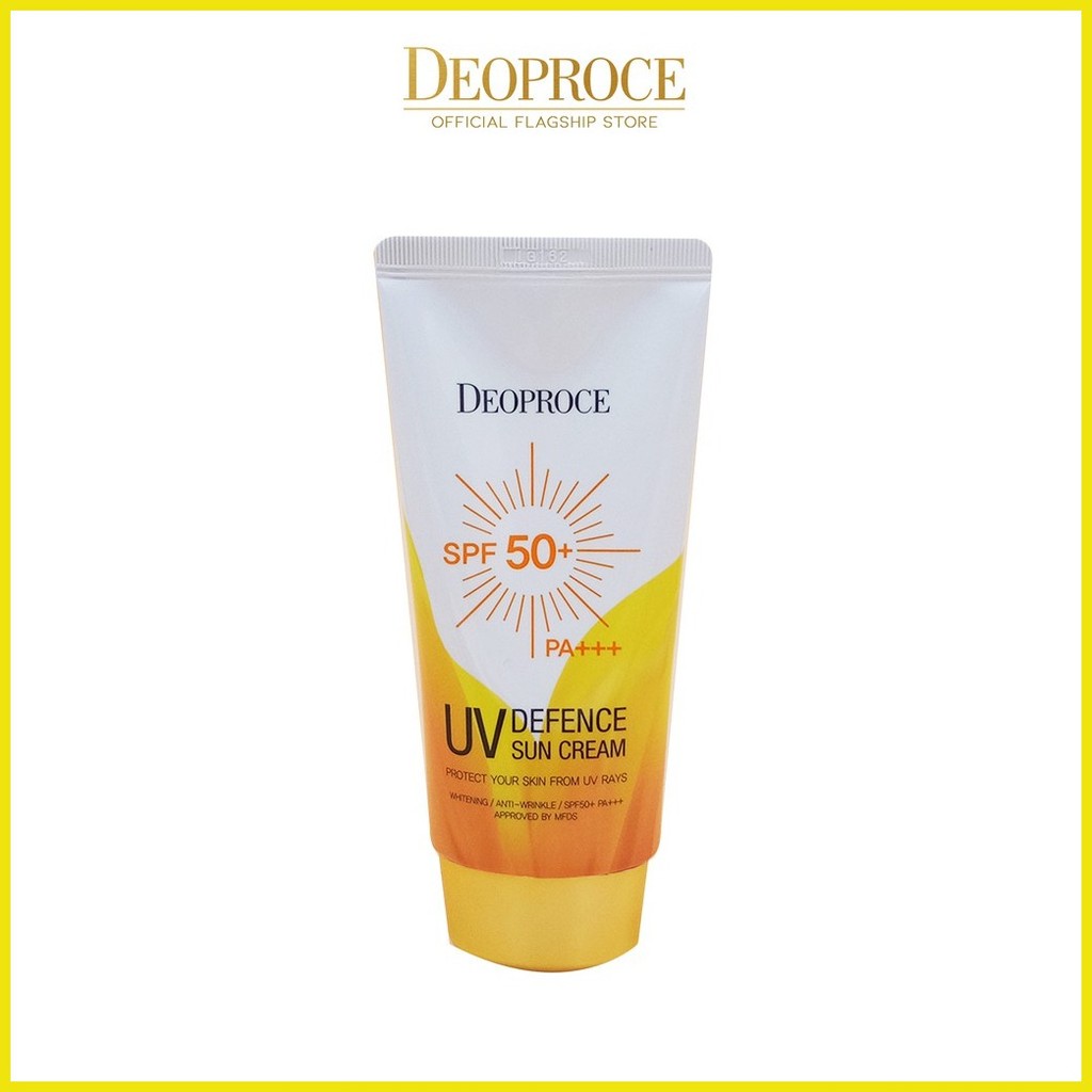 DEOPROCE SPF 50+ PA+++ Uv Defence Sun Cream 70g | Shopee Philippines