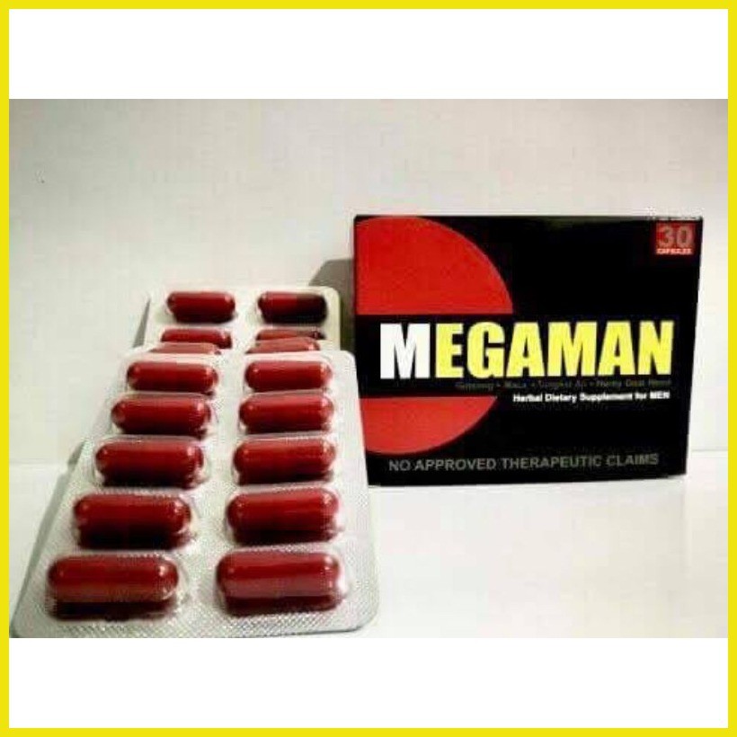 Megaman Capsule food supplement 10 pcs | Shopee Philippines