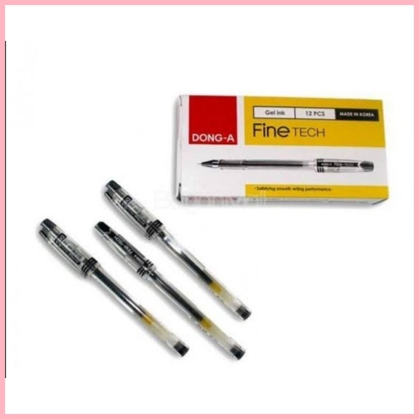 Dong-A FineTech Pen Mini Black 0.3/0.4 mm (12 pcs) Box | Shopee Philippines