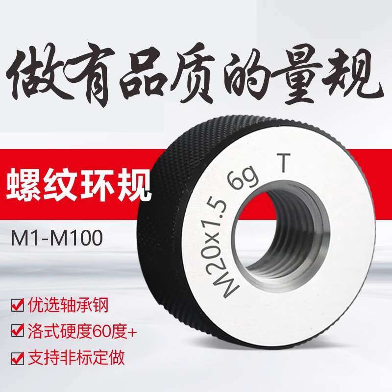 Metric Thread Ring Gauge Pass and Fail Gauge M1-100 External Thread ...