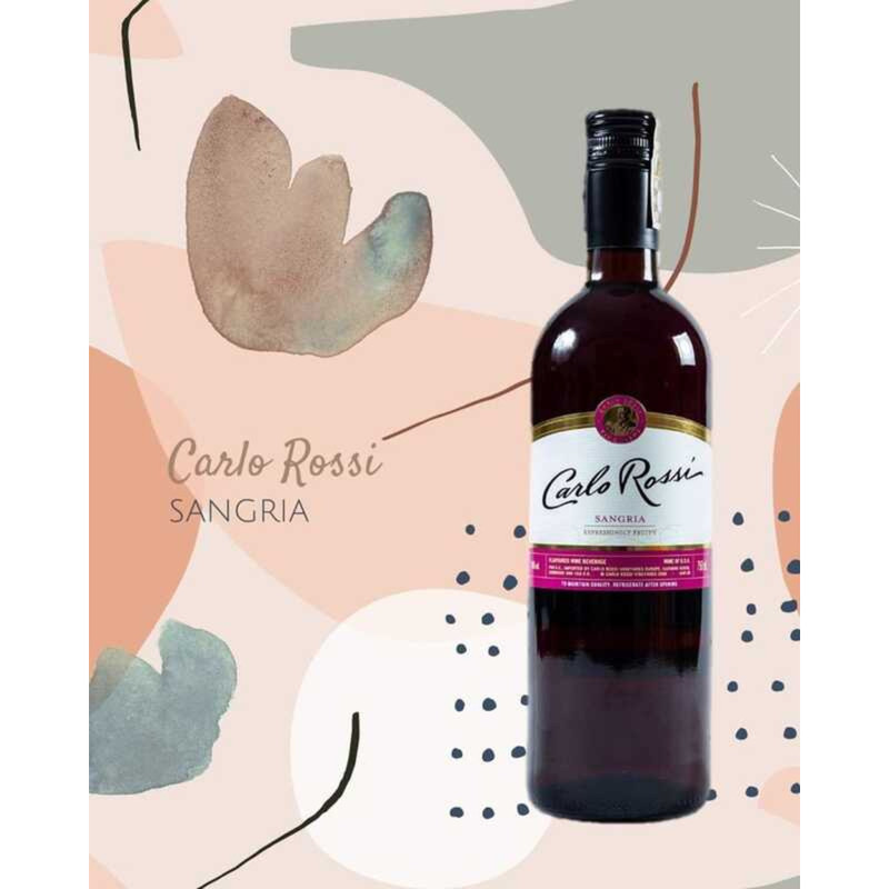 CARLO ROSSI 750Ml RED WINE WITH GIFT BOX / GIFT /Giveaways 7 | Shopee ...