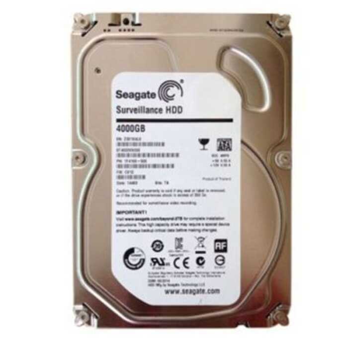 Seagate/ Seagate St4000vx000 4Tb Special For Monitoring 4T Desktop Hard ...