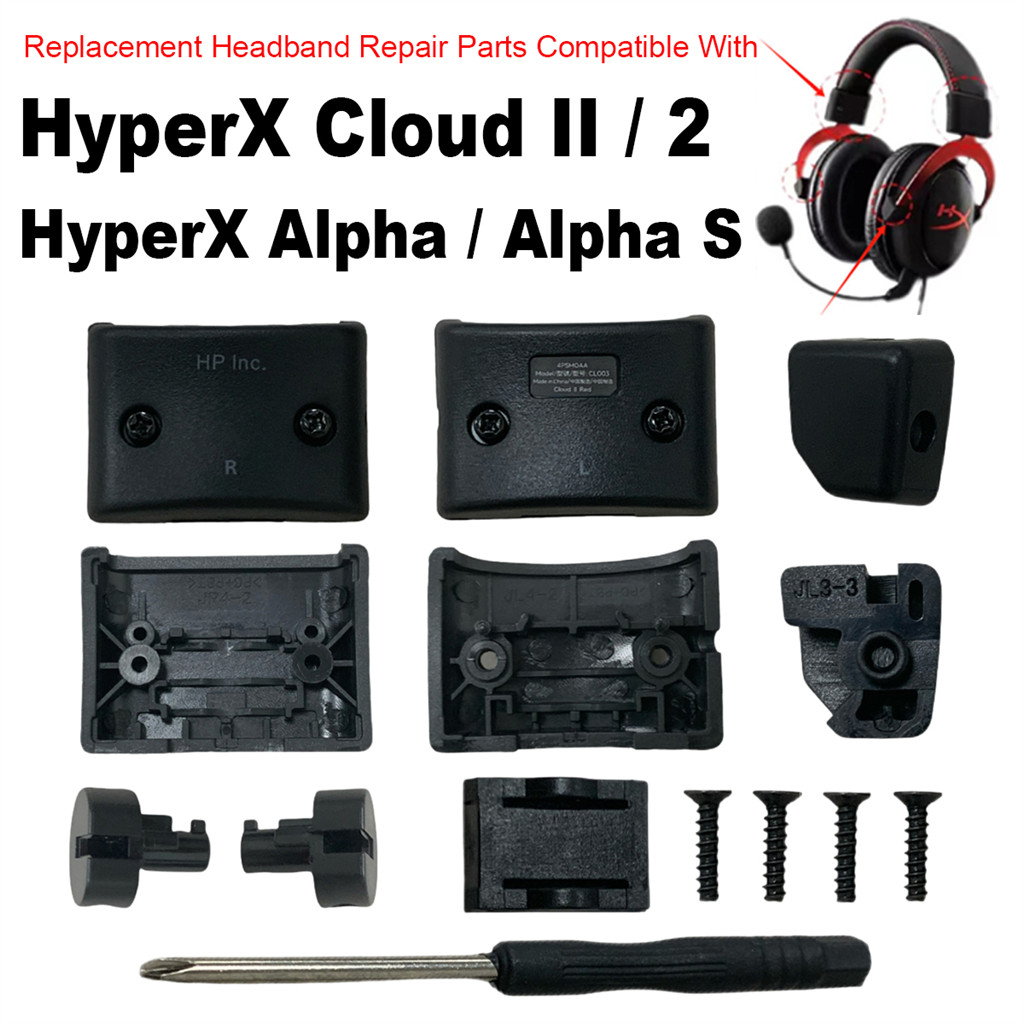 Replacement Headband Hinge Buckle Parts For HyperX Cloud II / 2 / Alpha ...