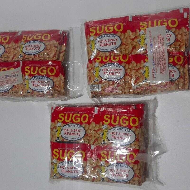 3 Packs Of Sugo Peanuts 6G 95D | Shopee Philippines