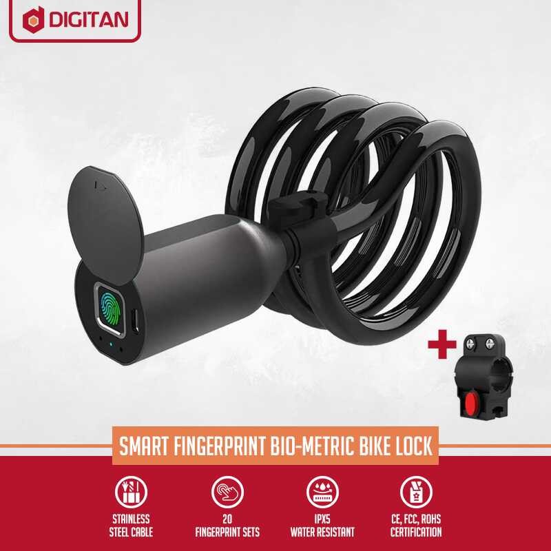 Smart Fingerprint Biometric Bike With Ipx5 Water Resistant Security ...