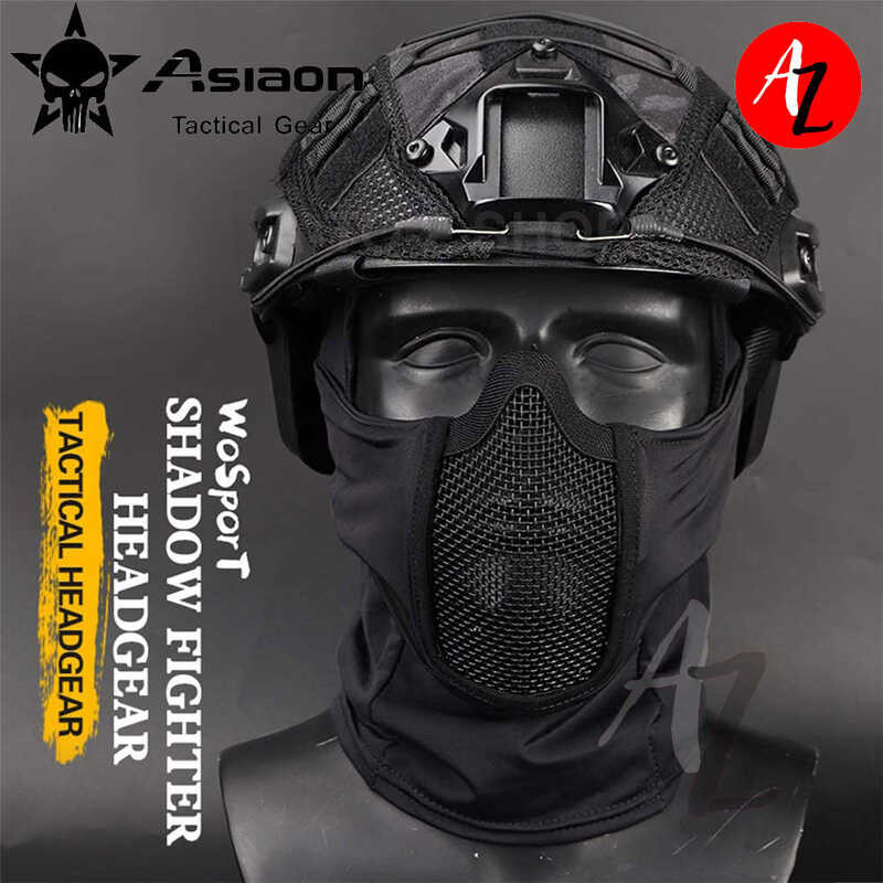 ASIAON Breathable and Lightweight Shadow Fighter Headgear Tactical Mask ...