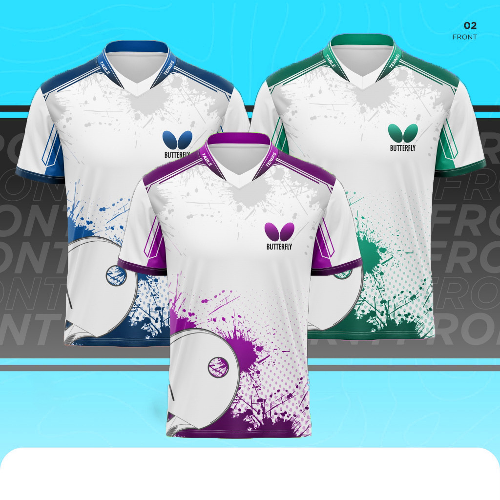 (Free custom name and number）Women's And Men's table tennis Jersey Team ...
