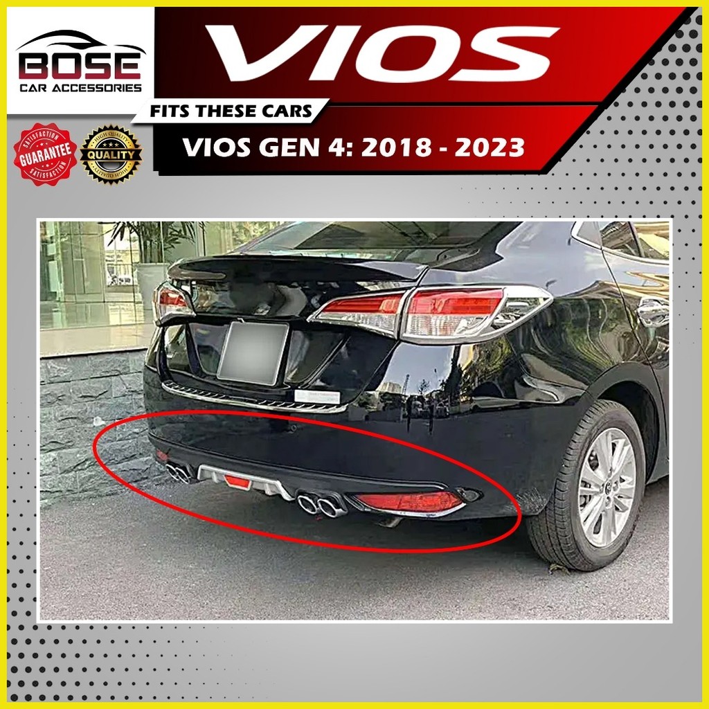 Toyota Vios Prime E / XE / XLE / J / G 2018 - 2023 Gen 4 Rear Bumper ...