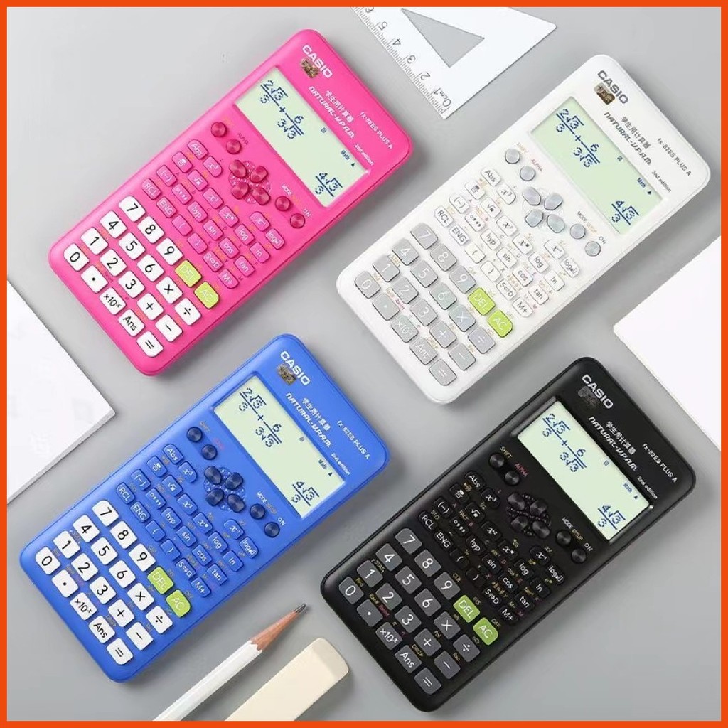 Casio FX-82ES PLUS Calculator for High School Exam Statistical Science Functions | Shopee ...