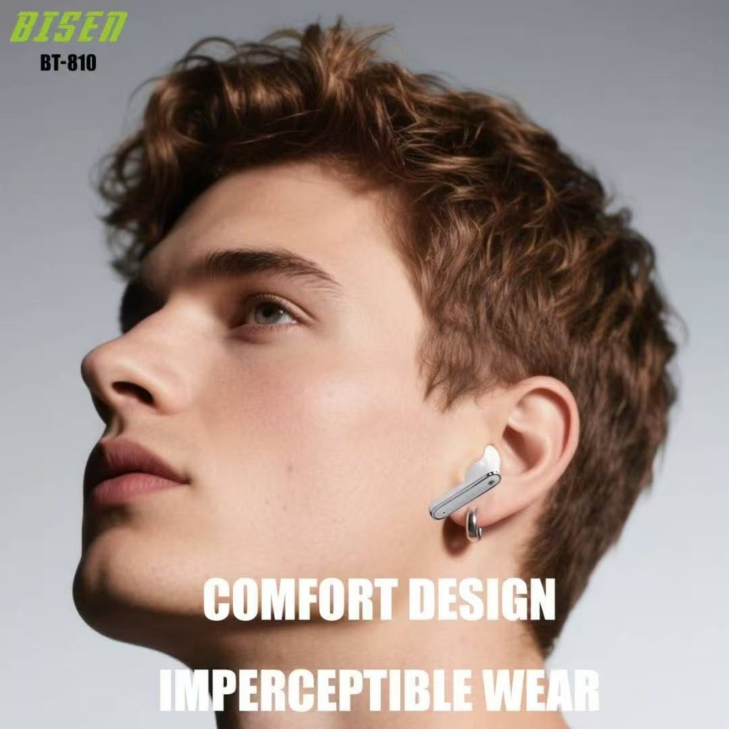 NCASH BISEN BT-810 Bluetooth Wireless Earphones .Easy Link . Audio ...