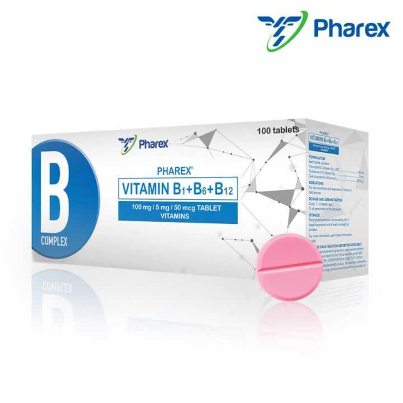 Pharex B Complex Vitamin / Fortima Vitamins E + C Zinc 30 Tablets 661 ...