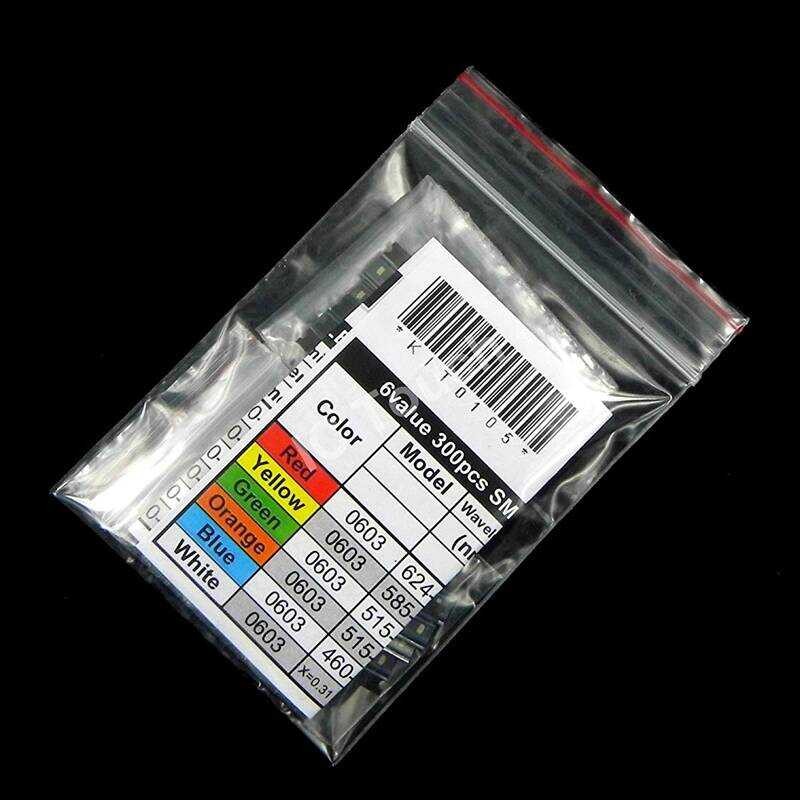 0603 LED SMD Kit 6 types Each type 50 Total 300 pieces | Shopee Philippines