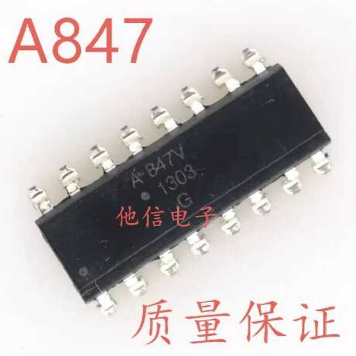 ACPL-847 A847 HCPL-847 SOP16 Optocoupler Isolator Photoelectric Coupler ...