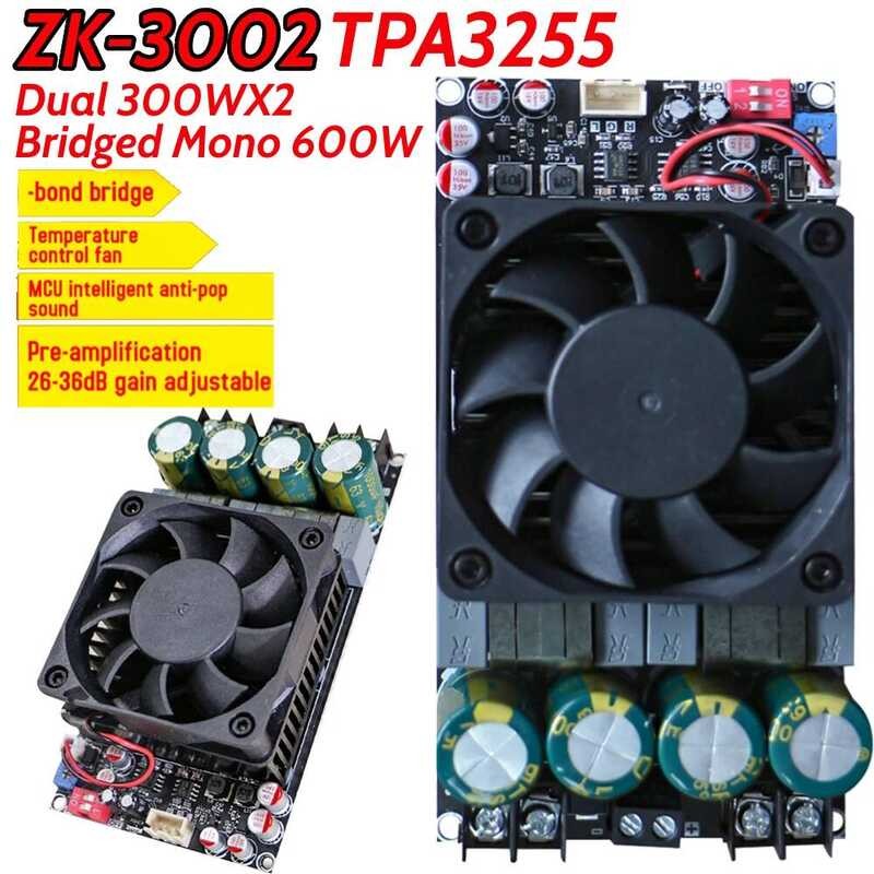 Zk-3002 Stereo Audio Amplify Board Tpa3255 AMP Bridged Mono Board Pure ...