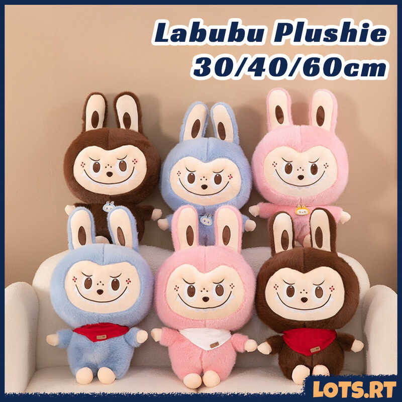30/45/60Cm Doll Big Size Stuffed Plushie Labubu Plush Toy Birthday ...