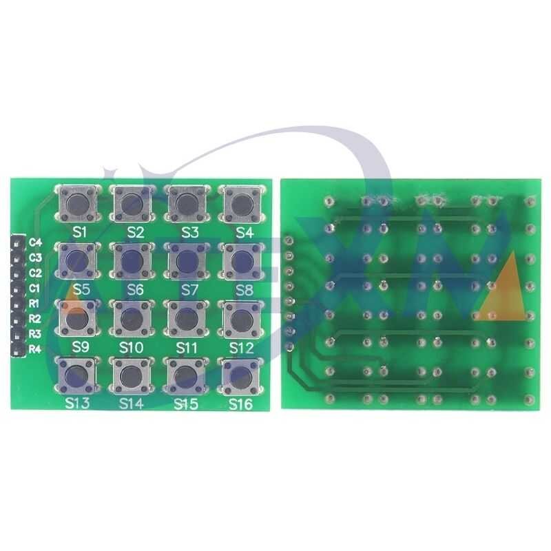 8 Pins 4X4 4*4 Matrix 16 Keys Button Keypad Keyboard Breadboard Module ...