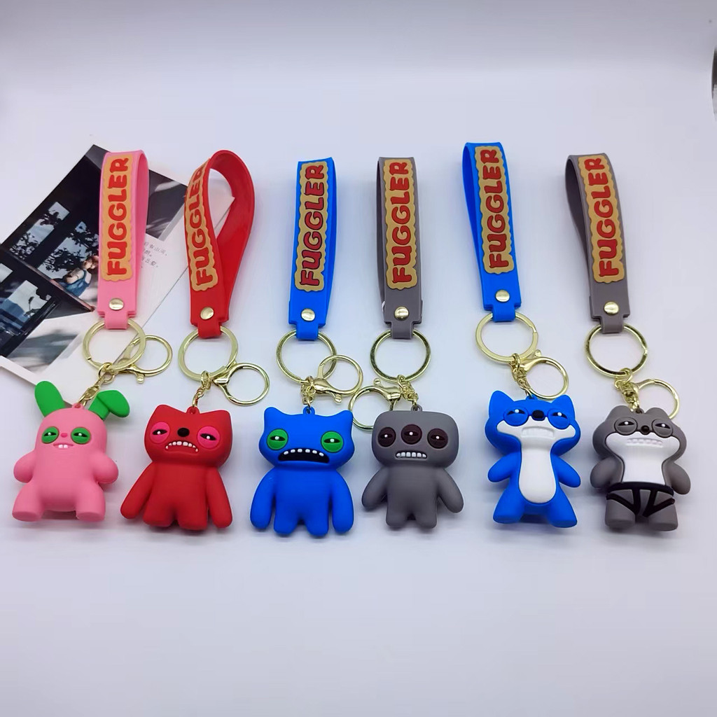 Fuggler Keychain Series Doll Small Doll Pendant Cute Trend | Shopee ...