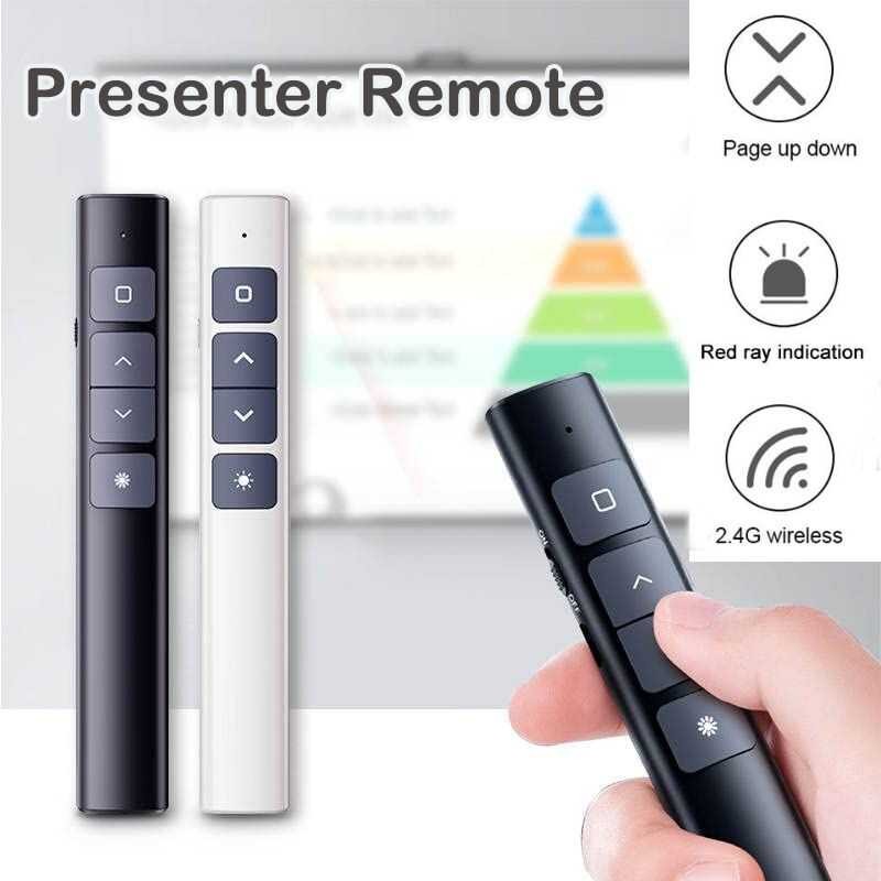 35C Wireless Pointer Presentation Rechargeable Clicker For Powerpoint ...